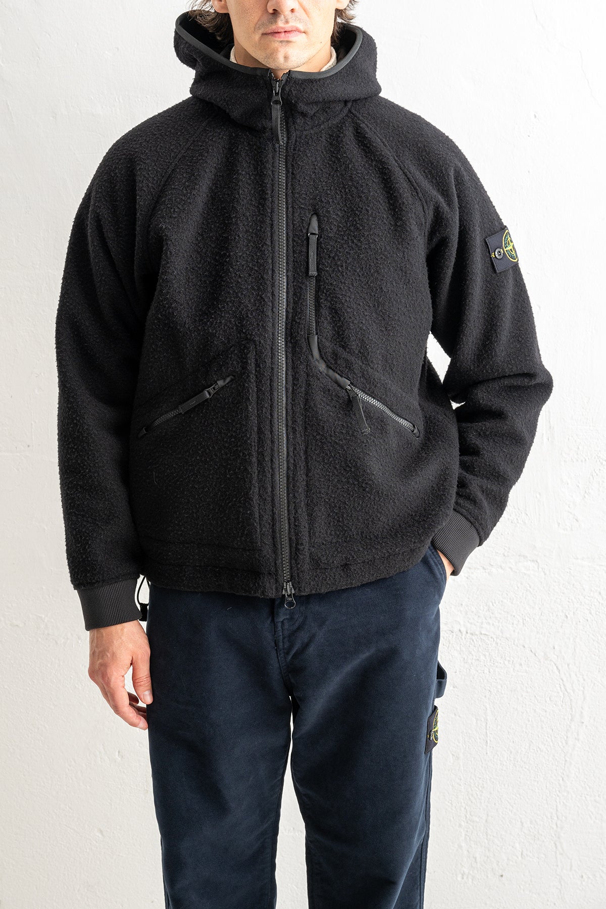 Panno Ratinato Jacket 4100060 Black – Jupiter